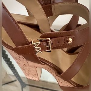 KORS Michael Kors | Shoes | Michael Kors Platform Block Heel Sandals ...